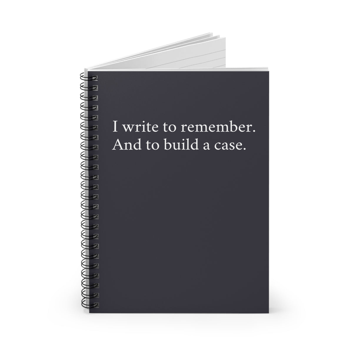 Spiral Notebook - I Write to Remember – Snarky Humans