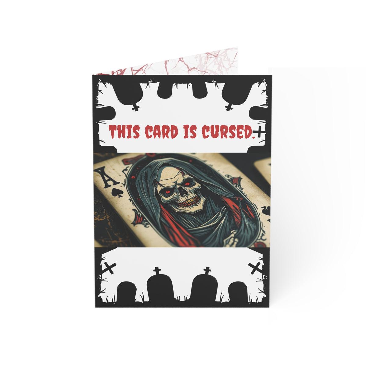 Creepy Greeting Card- Halloween card – Snarky Humans
